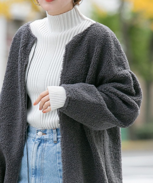 KBF（ケイビーエフ）の「illi ランダムRIBハイネックニット（ニット/セーター）」 - WEAR