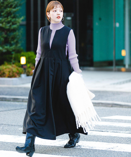 KBF（ケイビーエフ）の「illi ランダムRIBハイネックニット（ニット/セーター）」 - WEAR