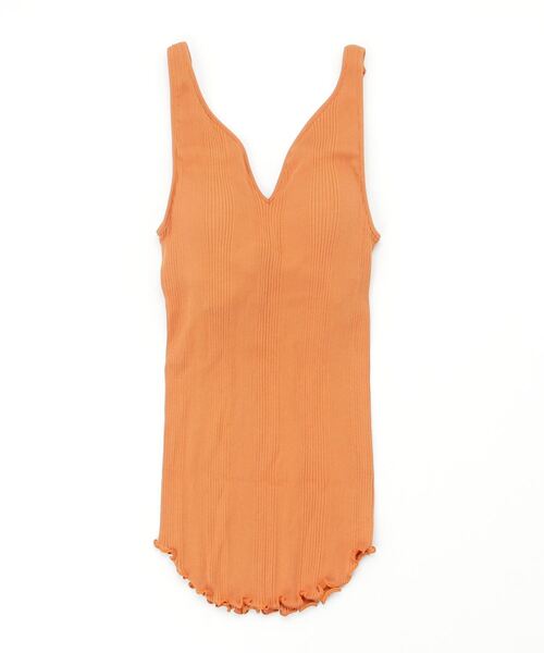 HAKUJI（ハクジ）の「HAKUJI Random rib bra V-TT（タンクトップ）」 - WEAR