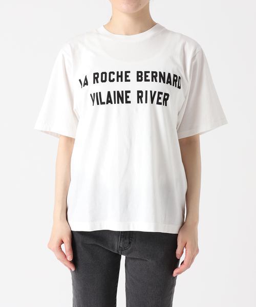 JOURNAL STANDARD relume（ジャーナルスタンダード レリューム）の「クリアコットンロゴプリントTEE（Tシャツ/カットソー ...