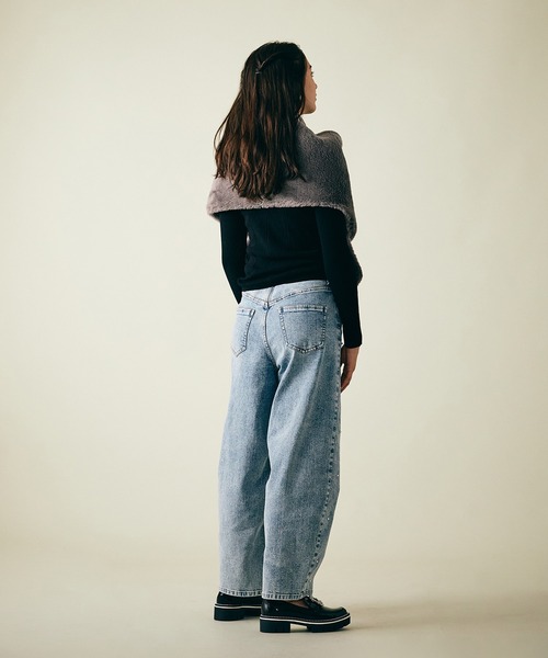 パールスタッズカーブデニム（デニムパンツ）｜Audie a Muses