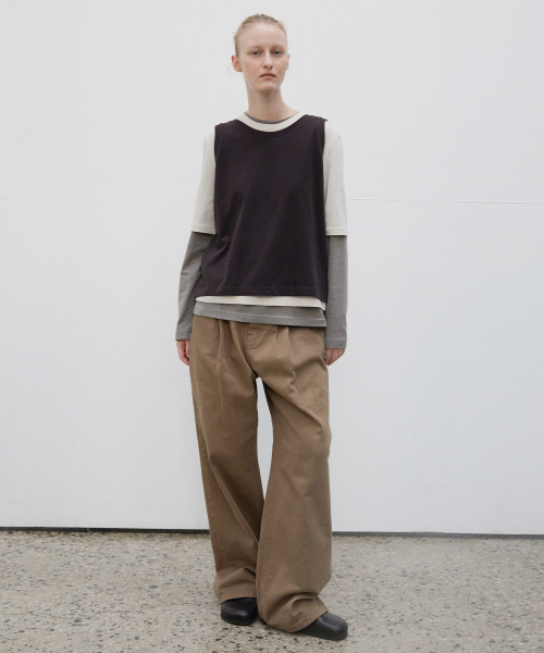 LEVAR（レバー）の「3-way Overlayer T-Shirt Pack - Espresso Brown（Tシャツ/カットソー ...