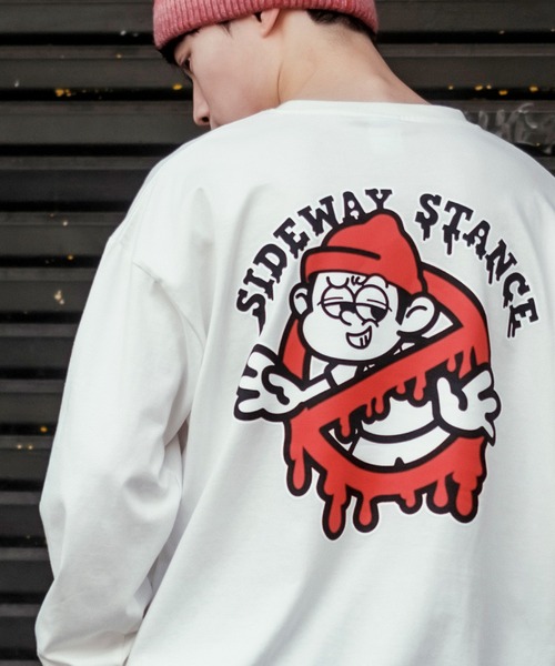 SIDEWAY STANCE（サイドウェイスタンス）の「【SIDEWAY STANCE】オリジナル グラフィック プリント ロンT（Tシャツ/カットソー）」 - WEAR