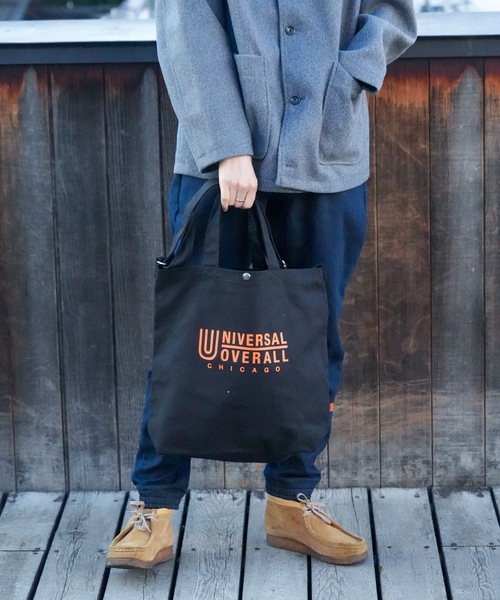 UNIVERSAL OVERALL（ユニバーサルオーバーオール）の「【UNIVERSALOVERALL/ユニバーサルオーバーオール】コットン 2WAY トートバッグ ショルダーバッグ ブランド ...