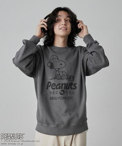 PEANUTS（ピーナッツ）の「PEANUTS(ピーナッツ)×coen ピグメント裏毛スウェット（スウェット）」 - WEAR