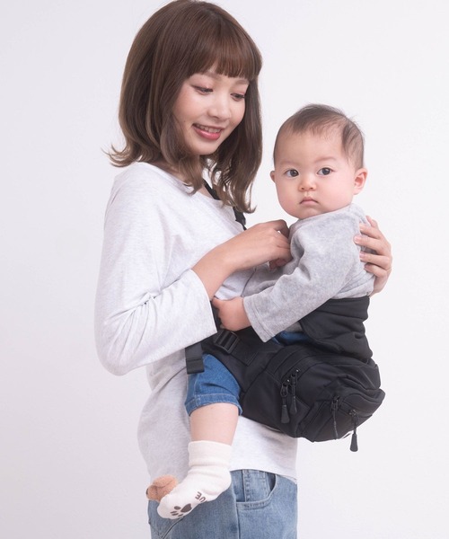 SweetMommy（スウィートマミー）の「ヒップシート 抱っこ紐 ボディバッグ 3WAY AGS機能搭載（抱っこ紐/ベルトカバー/スリング）」 - WEAR