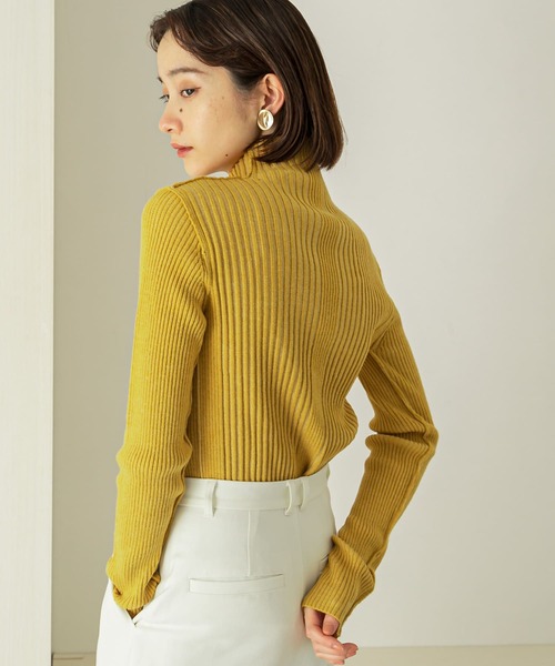 KBF（ケイビーエフ）の「illi ランダムRIB ハイネックニット（ニット/セーター）」 - WEAR