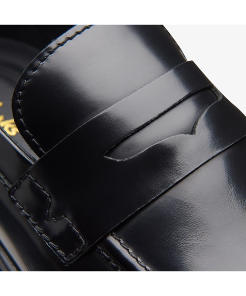Badell Easy / バデルイージー（ブラックハイシャインレザー）（ローファー）｜Clarks（クラークス）のファッション通販 ...