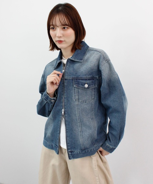 ABYS（アビス）の「デニムオーバーサイズGジャン（デニムジャケット）」 - WEAR