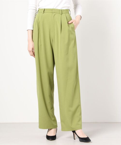 CLANE（クラネ）の「BASIC TUCK PT（スラックス）」 - WEAR