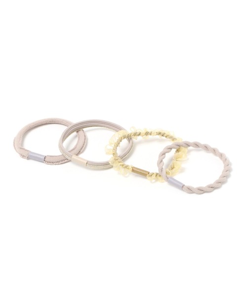 ラメMIXヘアゴム[4点セット] / 909449（ヘアゴム）｜LAKOLE（ラコレ）のファッション通販 - ZOZOTOWN
