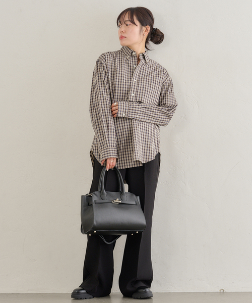 セール】PLAID CHECK ボタンダウンシャツ（シャツ/ブラウス）｜U by