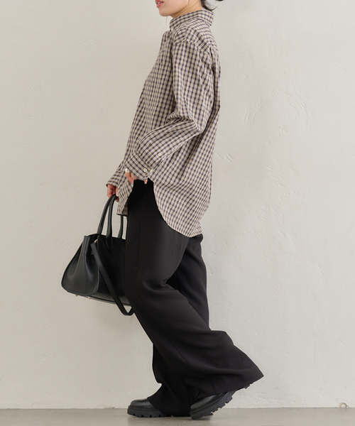 セール】PLAID CHECK ボタンダウンシャツ（シャツ/ブラウス）｜U by