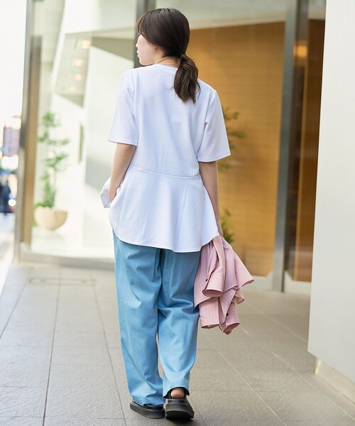 RONEL（ロネル）の「【RONEL】アシンメトリー イージーデニムパンツ（デニムパンツ）」 - WEAR