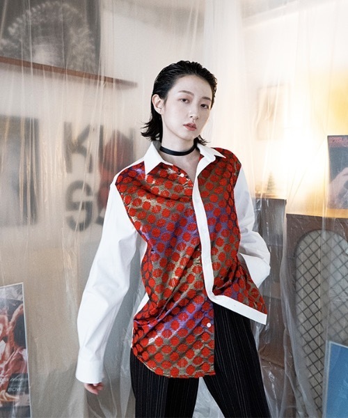 JORENZ CARTIESS（ジョレンズ カラティス）の「【JORENZ CARTIESS 】2トーン ゴールドホワイト ルーズフィット ...