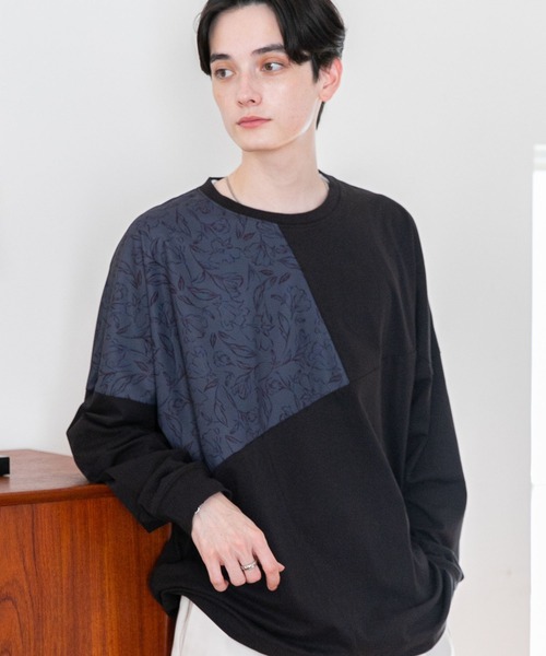 RAGEBLUE（レイジブルー）の「フハク柄キリカエロンT（Tシャツ/カットソー）」 - WEAR