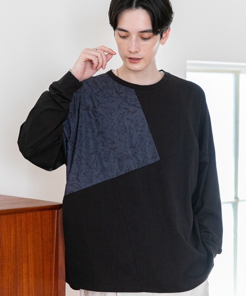 RAGEBLUE（レイジブルー）の「フハク柄キリカエロンT（Tシャツ/カットソー）」 - WEAR