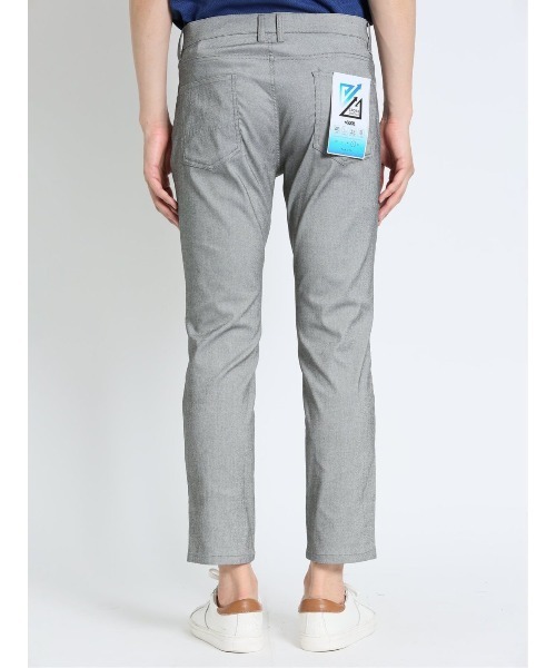 TAKA-Q（タカキュー）の「タカキューメンズ/TAKA-Q:MENクロスストレッチ+クール スリムアンクルパンツ グレー（チノパンツ）」 - WEAR