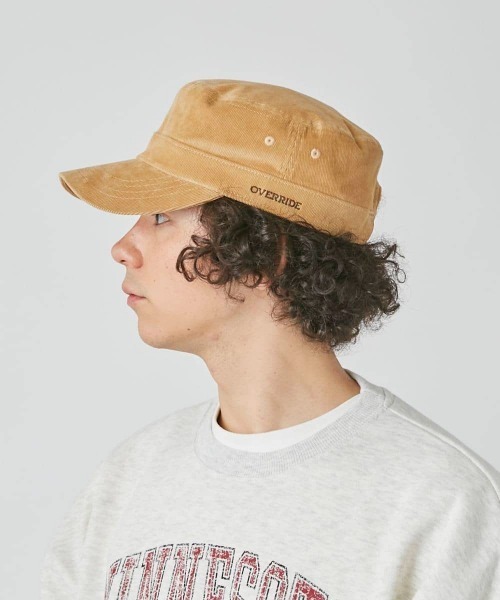OVERRIDE（オーバーライド）の「OVERRIDE CORDUROY DE GAULE（キャップ）」 - WEAR
