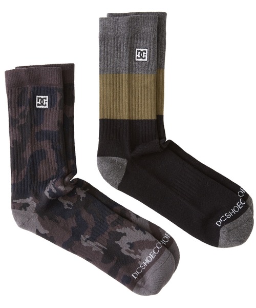DC SHOES（ディーシーシューズ）の「DC SEASONAL CREW 2PK/DC靴下・ソックス（ソックス/靴下）」 - WEAR