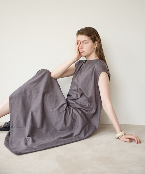 ReNorm（リノーム）の「コットンカットソーサーキュラーワンピース（ワンピース）」 - WEAR