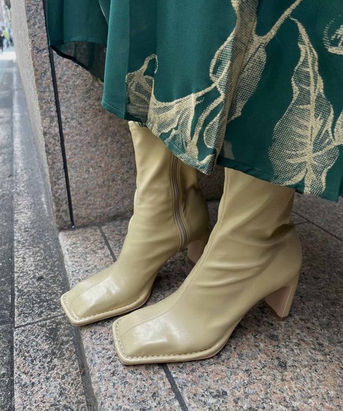 Ameri（アメリ）の「UND ELASTIC SHORT BOOTS（ブーツ）」 - WEAR