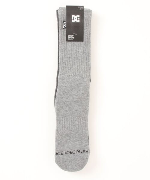 DC SHOES（ディーシーシューズ）の「DC SHOE CO CREW 2PK/DCソックス・靴下（ソックス/靴下）」 - WEAR