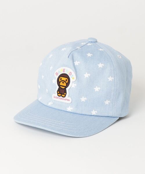 A BATHING APE（アベイシングエイプ）の「BABY MILO STA DENIM CAP K（キャップ）」 - WEAR