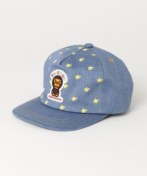 A BATHING APE（アベイシングエイプ）の「BABY MILO STA DENIM CAP K（キャップ）」 - WEAR