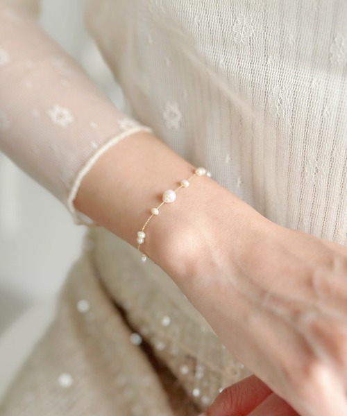 sowang（ソワン）の「ニュアンスパールブレスレット-nuance pearl bracelet-（ブレスレット）」 - WEAR