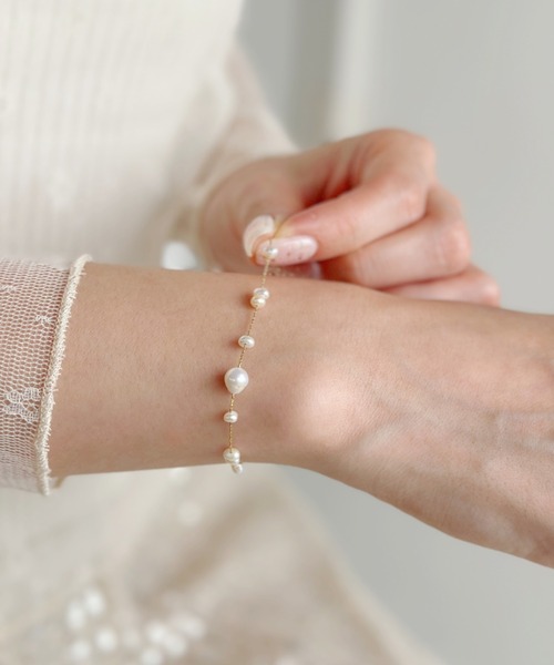 sowang（ソワン）の「ニュアンスパールブレスレット-nuance pearl bracelet-（ブレスレット）」 - WEAR