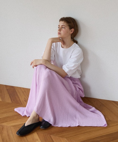 ReNorm（リノーム）の「シャンブレー切替スカート（スカート）」 - WEAR