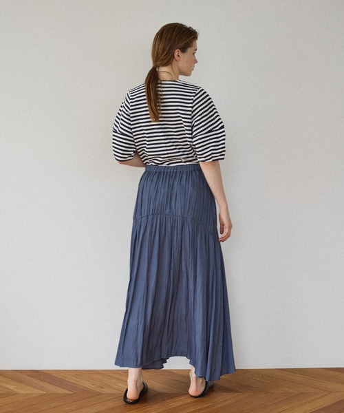 ReNorm（リノーム）の「シャンブレー切替スカート（スカート）」 - WEAR