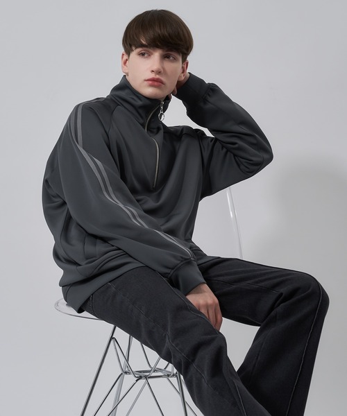 Adoon plain（アドーンプレーン）の「【Adoon plain】トラックハーフジップ（その他アウター）」 - WEAR