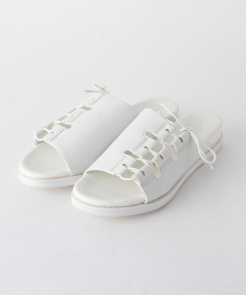 BEAUTY&YOUTH UNITED ARROWS（ビューティーアンドユースユナイテッドアローズ）の「BY サイドレースアップサンダル ...