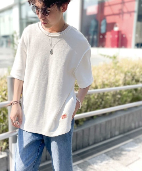 Java（ジャバ）の「《JaVaジャバ コラボ》USAコットンパイル地ポケット付きビッグTee（Tシャツ/カットソー）」 - WEAR