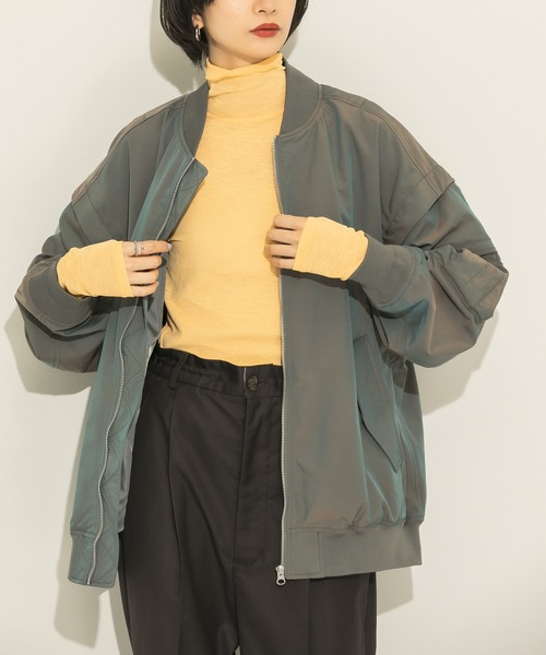 KBF（ケイビーエフ）の「2WAYルーズMA-1ブルゾン（ブルゾン）」 - WEAR