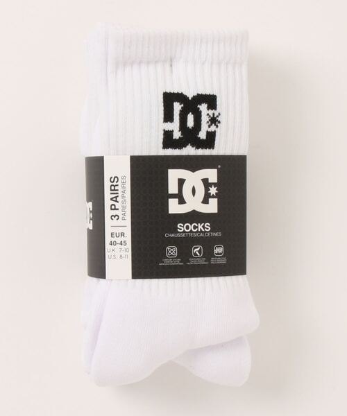 DC SHOES（ディーシーシューズ）の「SPP DC CREW 3PK/DC3Pソックス・靴下（ソックス/靴下）」 - WEAR
