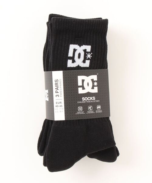 DC SHOES（ディーシーシューズ）の「SPP DC CREW 3PK/DC3Pソックス・靴下（ソックス/靴下）」 - WEAR
