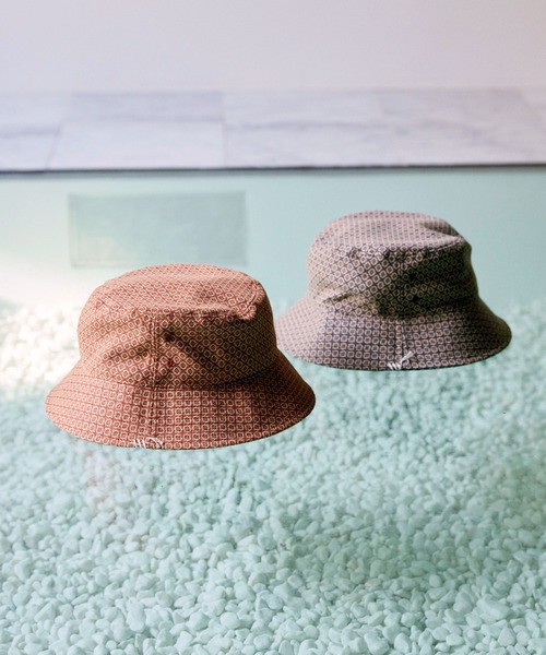 Iroquois（イロコイ）の「IROQUOIS/SENTI イロコイ / GEOMETRIC PATTERN BACKET HAT ハンティ ...