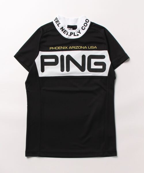 PING（ピン）の「【PING APPAREL】BIG PINGロゴ クールコア半袖ハイネックカットソー ＜PERFORMANCE ...