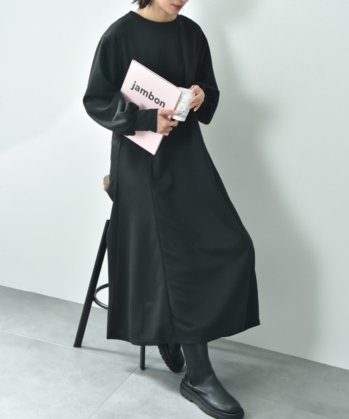 INTERPLANET（インタープラネット）の「ポンチ前後2WAYハーフZIPデザインワンピース（ワンピース）」 - WEAR