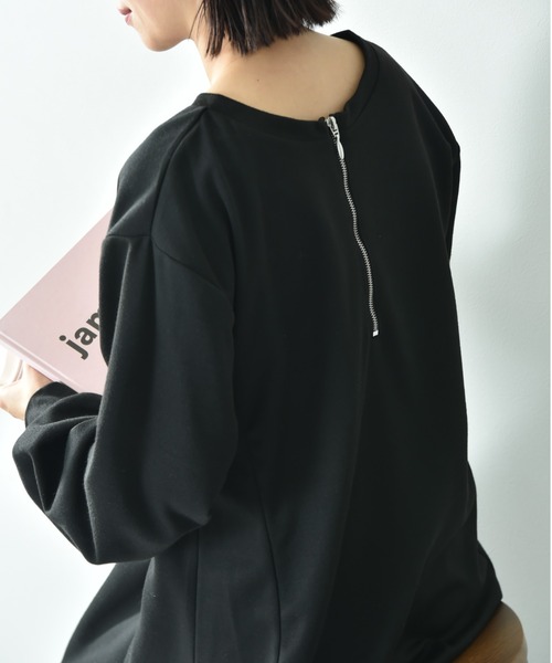 INTERPLANET（インタープラネット）の「ポンチ前後2WAYハーフZIPデザインワンピース（ワンピース）」 - WEAR