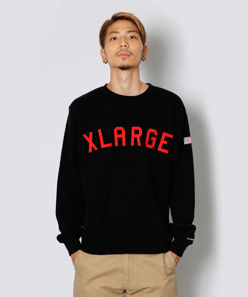 XLARGE（エクストララージ）の「XLARGE LOGO CREW NECK（スウェット）」 - WEAR