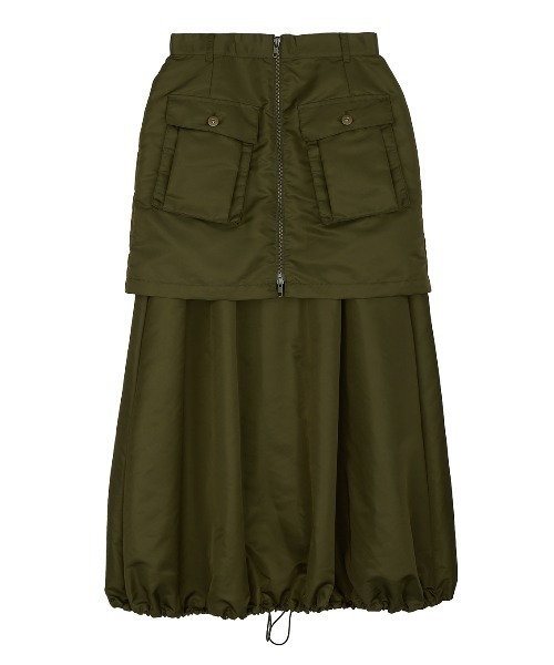 Ameri（アメリ）の「UND MA-1 LAYERED SKIRT（スカート）」 - WEAR