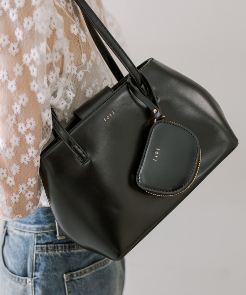 loti（ロティ）の「【2色展開】loti ポーチ付きハンドバッグ（ハンドバッグ）」 - WEAR