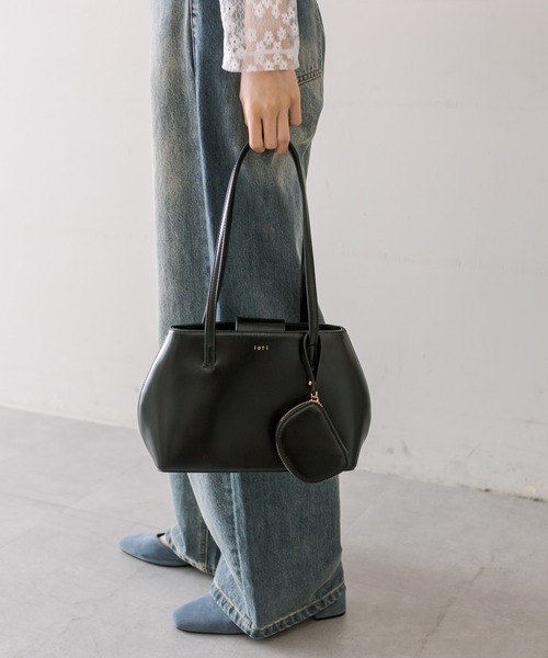 loti（ロティ）の「【2色展開】loti ポーチ付きハンドバッグ（ハンドバッグ）」 - WEAR