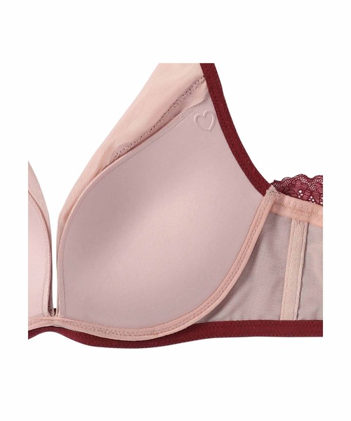 AMOSTYLE BY Triumph（アモスタイルバイトリンプ）の「雲ふわりブラ ブラジャー ダマスクブーケ【B,C,Dカップ】 AMST1494 WHU JX（ブラジャー）」 - WEAR