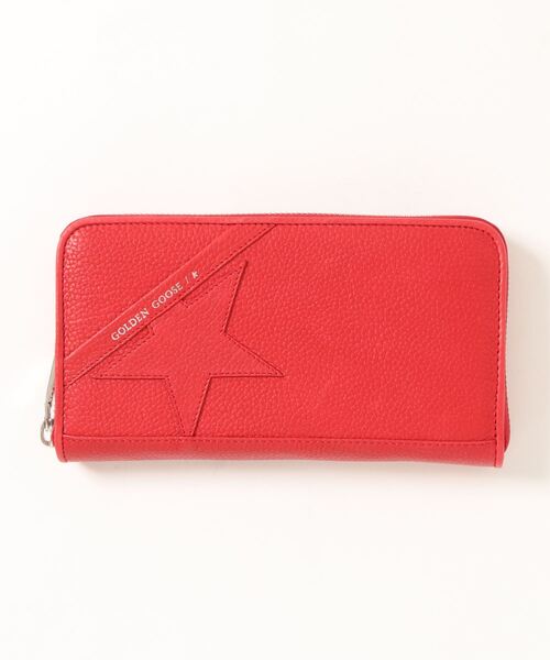 GOLDEN GOOSE（ゴールデングース）の「GOLDEN GOOSE Large red Star Wallet（財布）」 - WEAR