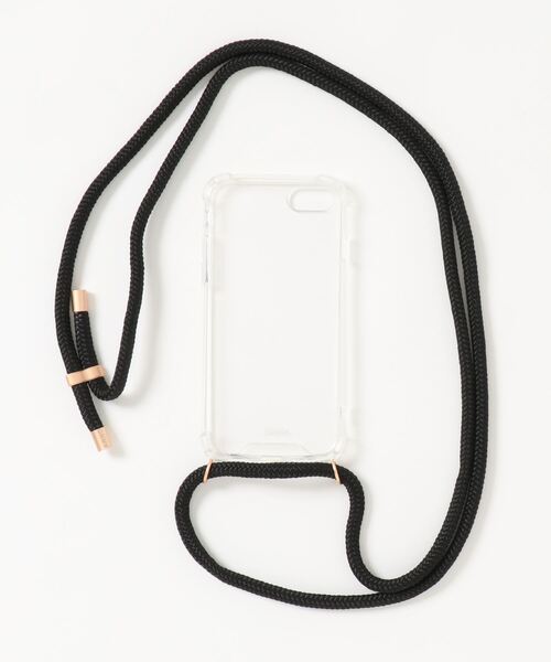 Hamee（ハミィ）の「iPhone 12/12 Pro/8/7/SE(第2世代)専用 ARNO アルノ BASIC ショルダー紐付きクリア iPhoneケース 肩掛け 斜め掛け スマホケース ...